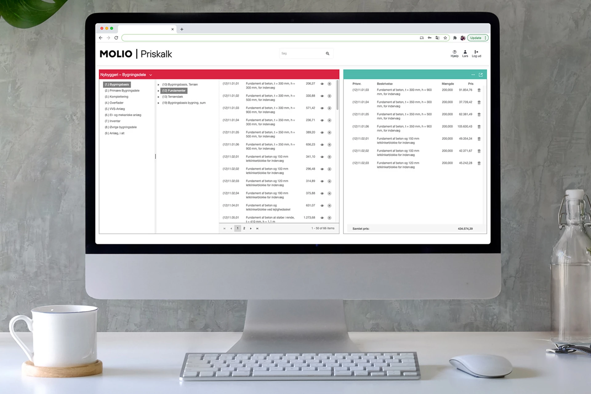 Seneste opdateringer af Priskalk